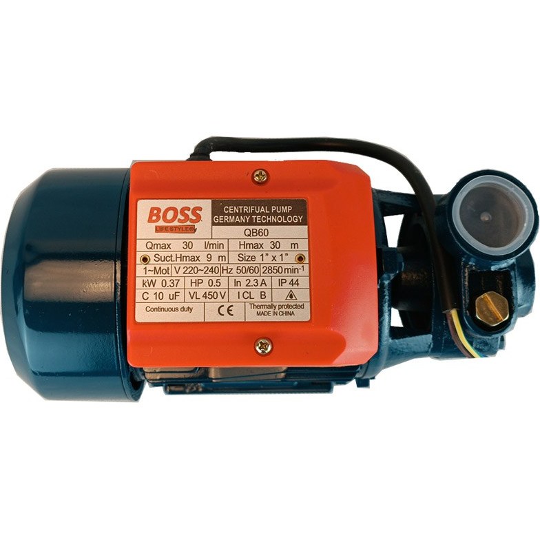 پمپ آب نیم اسب تمام مس باس BOSS مدل QB60 – فروشگاه اینترنتی ابزار لینکس